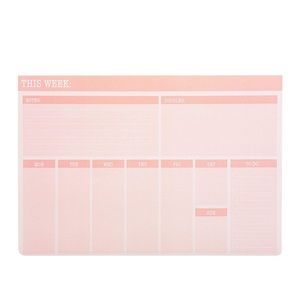 Office | Pink Weekly Calendar Planner Notepad Organizer 223 | Poshmark